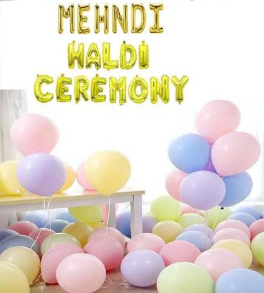 Flipkart.com | gorgeous moment Solid Helium MEHNDI HALDI CEREMONY ...