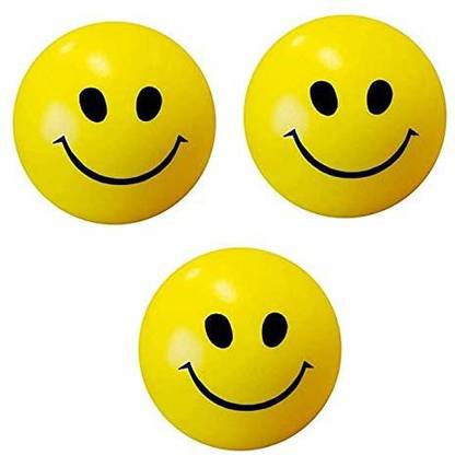 JYOJO Smiley Face Squeeze Ball Yellow Ball Stress Reliver Ball Pack of ...