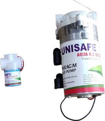 UNISAFE AQUA RO SYSTEM RO PUMP BOOSTER 100 GPD WITH SOLINOID VALVE (SV ...