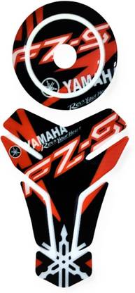 Kacept Yamaha FZ-S plastic tank pad & Fuel Cap Sticker Bike Tank Pad ...