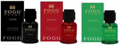 FOGG PRINCE + SULTAN+CZAR EACH 30 ML PACK OF 3 Perfume Body Spray - For ...