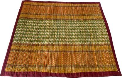 APSOTOC Geometric Traditional Kusha Grass Pooja Aasan /Mat /Chatai ...