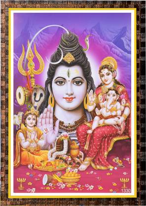 Beautiful poster | Gloss Lamination Printing | God Shivshanker Bhole ...