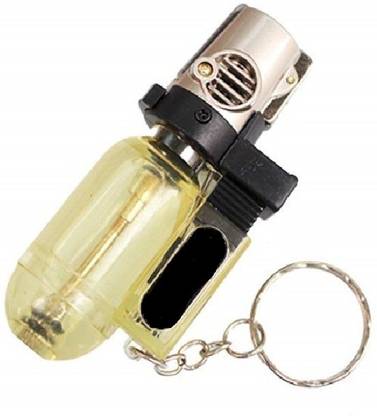 KMT02 Classic Refillable Windproof Cylindrical Shape Gas Lighters ...