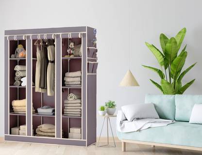 GIBI Micro Fiber Collapsible Wardrobe Price in India - Buy GIBI Micro ...