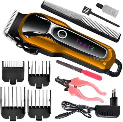 KKKMMM New Professional Hair cutter Rechargeable Cordless Trimmer ...