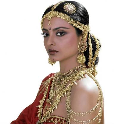 Indian Film Actress Rekha Poster MultiColor PhotoPaper Print 12 inch X ...