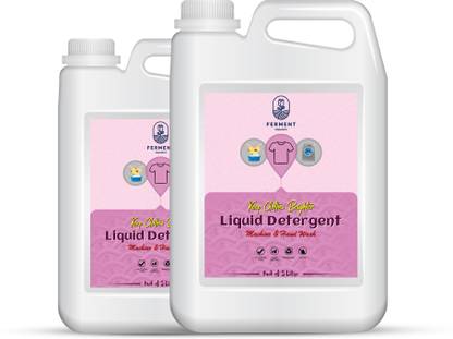 FERMENT ORGANICS Brick Rose Liquid Detergent,top and front load liquid ...