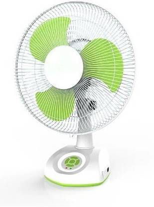 DPM JL-2912 Rechargeable (12 Inch) Charging Table Fans with Led Light ...