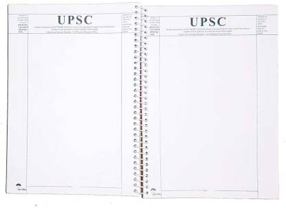 Pramesh UPSC Mains Answer Writing Sheet [500 Pages ] [2 Booklet] Spiral ...