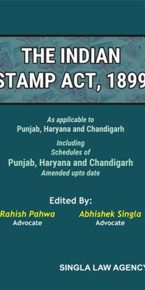 Indian Stamp Act,1899 As Applicable To Punjab Haryana And Chandigarh ...
