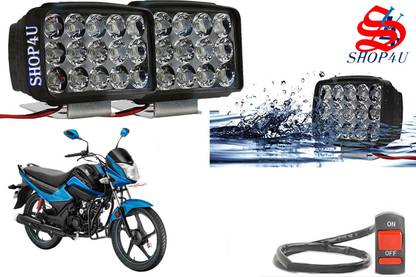 SHOP4U Waterproof 15 LED Fog Light with Switch for Hero Splendor I ...