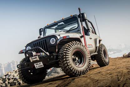 Mahindra THAR Modified Sports Car Matte Finish Poster Paper Print ...