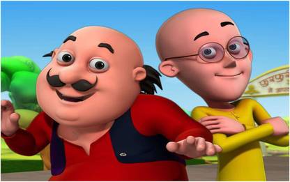 Motu Patlu Poster For Room Paper Print - Animation & Cartoons posters ...