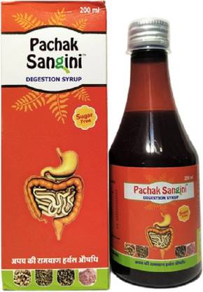 Pachak Sangini Digestion Syrup | 100% Sugar Free & Herbal Remedy for ...