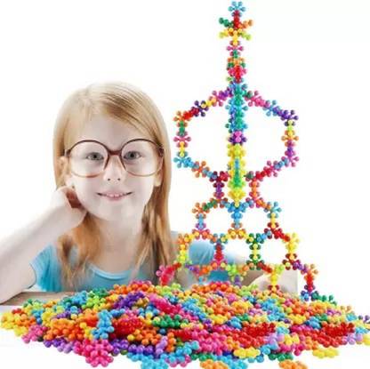 DIKUJI ENTERPRISE Toy House Star Links Interlocking Blocks Educational ...