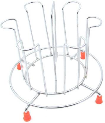 Olrada Stainless Steel Glass Stand for Dinning Table, Glass Holder pack ...
