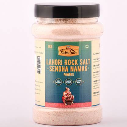 FARM STAR Lahori Pink Rock Salt Powder | Sendha Namak-100% Pure ...