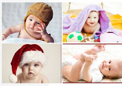Cute Baby Boy poster for room scenery sticker for hall living room size ...