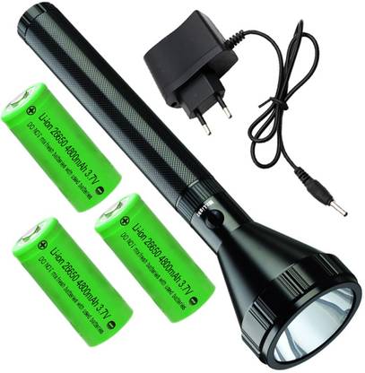 SMALL.SUN 1500 Meter 3 Mode High,Low,Sos LED Rechargeable 34CM Long ...