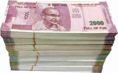 Dixit Playing Indian Currency Notes for Fun Paper Kids 40 Each x 7 ...