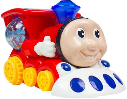 Honeybun Bump and Go Musical Engine Plastic Toy Train with 4D Light and ...