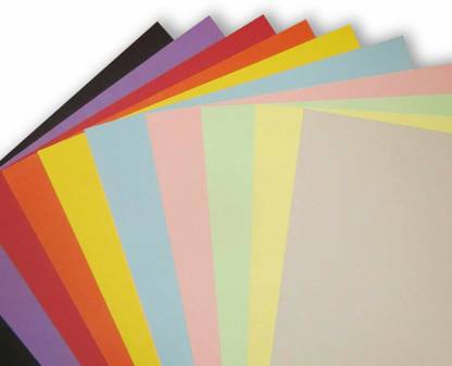 Flipkart.com | KRASHTIC 210 GSM A3 Mix Color Sheet Set of 20 Sheets for ...