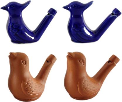 NAVIRA HANDICRAFT Terracotta Warbler Water Whistle, Kids Educational ...
