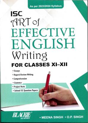 ISC ART OF EFFECTIVE ENGLISH WRITING FOR CLASS- XI-XII: Buy ISC ART OF ...