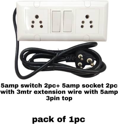 Saifee Modular board 2 Socket Extension Boards Price in India - Buy ...