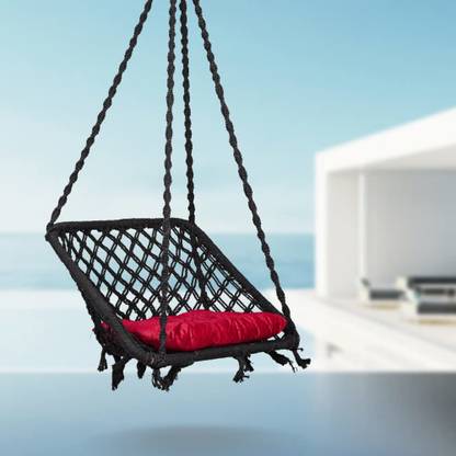 Flipkart Perfect Homes Studio Cotton Netted Rope Square Shape Hammock ...