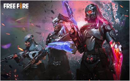 Free Fire Poster For Room Paper Print - Gaming, Decorative posters in ...