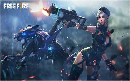 Free Fire Poster For Room Paper Print - Gaming, Decorative posters in ...