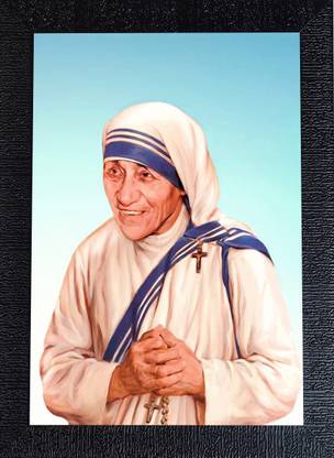 The Vip Mother Teresa Photo Frame Religious Frame Price in India - Buy ...