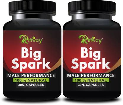 Riffway Big Spark Herbal Supplement For Long Timing Bigger Harder Male ...
