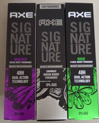 AXE Signature Maverick + Corporate + Rogue 3X122ml Body Spray - For Men ...