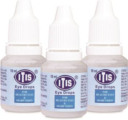ITIS Eye Drops for Healthy Eye and Sharp Vision Pack of 3(10ml Each ...