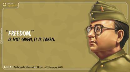 Subhash chandra Bose PhotoPaper Print Poster Photographic Paper ...