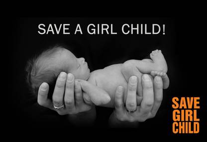 Poster Save Girl Child Poster Series 37 Wall Poster sl2029 (13x19 ...
