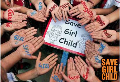 Poster Save Girl Child Poster Series 23 Large Poster sl2015 (36x24 ...