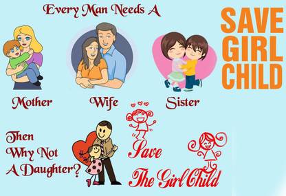 Poster Save Girl Child Poster Series 46 Wall Poster sl2037 (13x19 ...