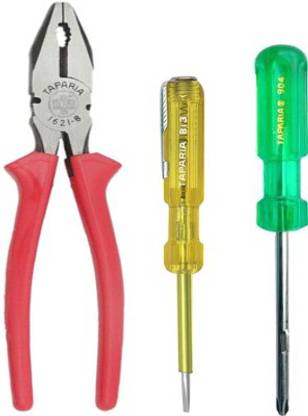 TAPARIA Taparia Hand Tool Kit-1621-8 Plier, 813 Tester and 904 2in1 ...