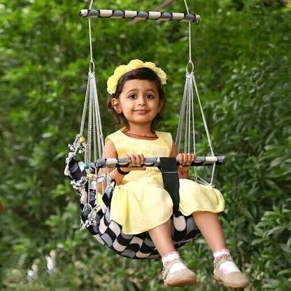 BJIK cotton baby swing jhula for 1-3 year old babies Swings - Buy Baby ...