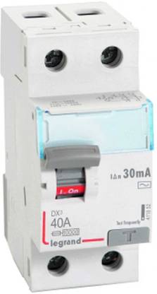 legrand rccb (40-2-30ma) 40 amp x2 pole 30 ma MCB Price in India - Buy ...