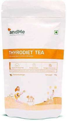 andMe Thyroid Tea for Hypothyroidism- Restore healthy T3, T4 levels, Manages Weight Herbs Green ...