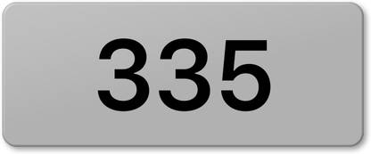 Flambird Numeral 335 Emergency Sign Price in India - Buy Flambird ...