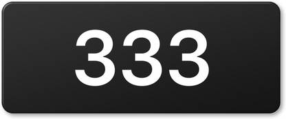 Flambird Numeral 333 Emergency Sign Price in India - Buy Flambird ...