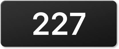 Flambird Numeral 227 Emergency Sign Price in India - Buy Flambird ...