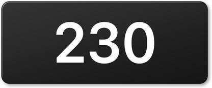 Flambird Numeral 230 Emergency Sign Price in India - Buy Flambird ...