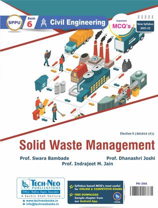 Solid Waste Management Elective II (Includes Typical MCQ's) For SPPU ...